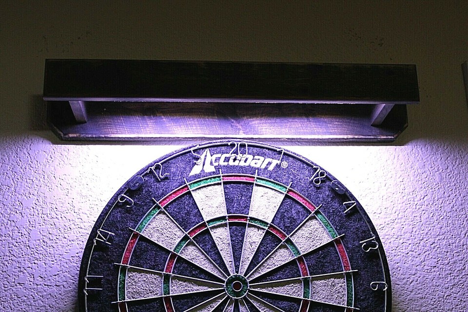 Darts Board Light LED & Dartboard throw line Laser Combo - Electronic ...