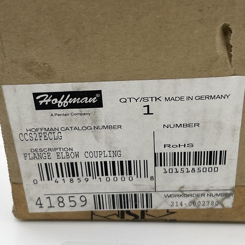 Hoffman CCS2FECLG Compact Flange Elbow Coupling As Pics 30 Day Warranty ...