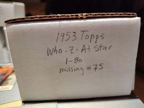 1953 TOPPS WHO-Z-AT-STAR Complete Set - (80) Cards total | eBay