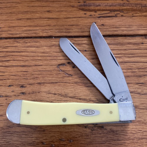 CASE XX Trapper 2018 3.25" Carbon Steel Blades Delrin Handle USA 3254CV ...
