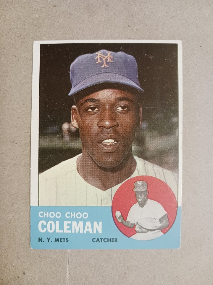 1963 Topps Baseball Series One #27 Choo Choo Coleman New York Mets | eBay