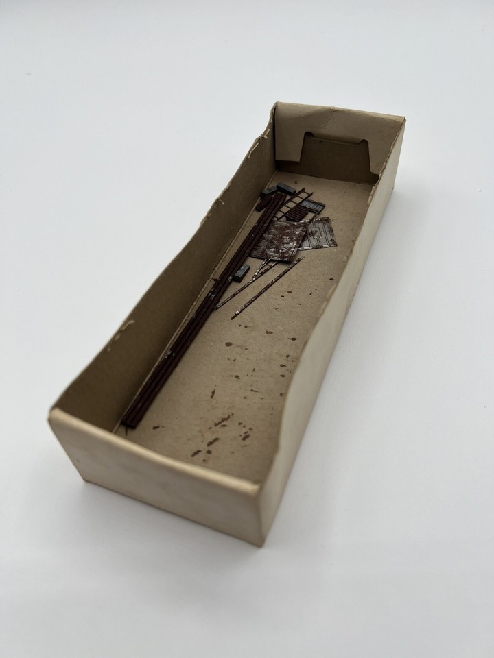 Vintage Boxed HO Scale Train Car ULRICH MODEL KIT HO GAUGE BOX CAR KIT ...