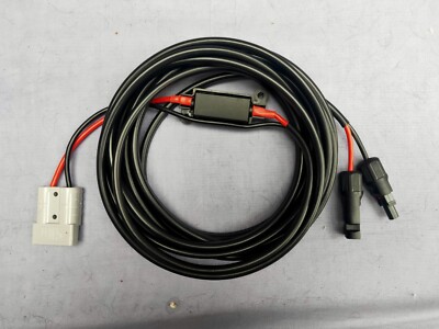 Solar panel cable fused Anderson plug to solar type connectors assorted ...