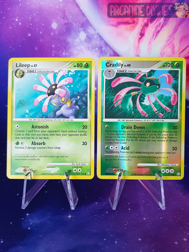 Lileep 105/146 & Cradily 21/146 - Legends Awakened - Reverse Holo ...