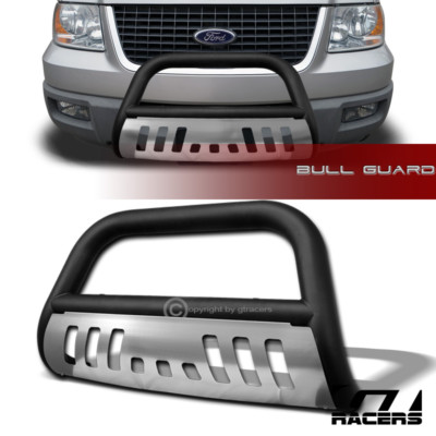 For 2003-2017 Ford Expedition Matte Blk Bull Bar Brush Bumper Grille ...