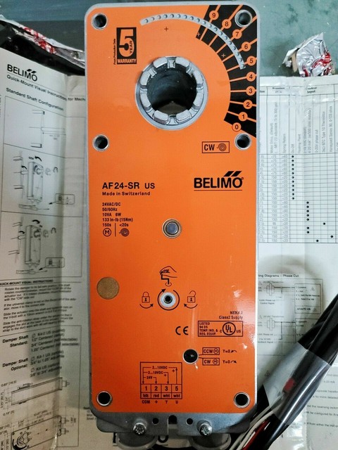 Belimo Af24-sr US Damper Spring Return Actuator 24vac for sale online ...