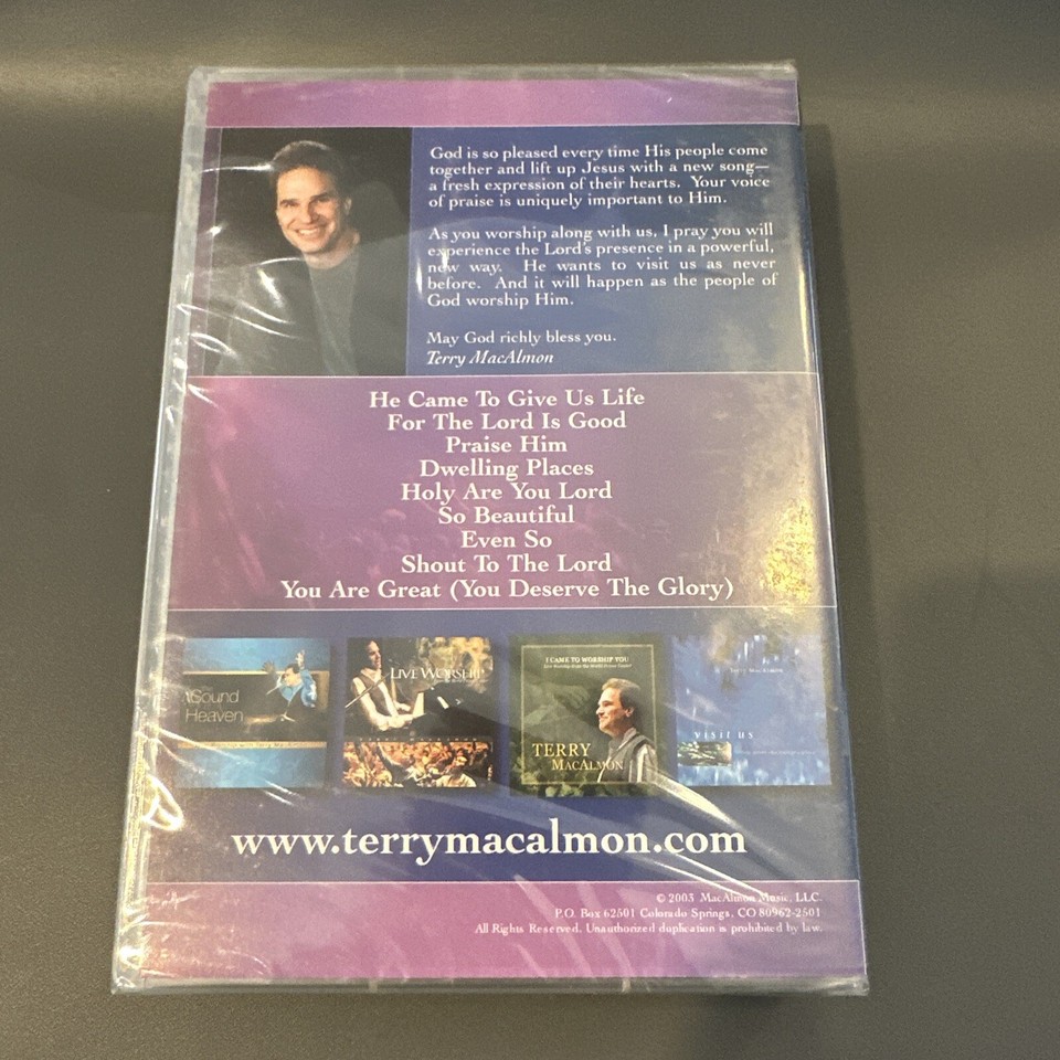 Terry MacAlmon For The Lord Is Good An Evening of Live Worship Sealed ...