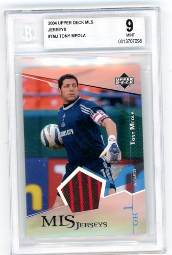2004 UPPER DECK MLS JERSEYS TONY MEOLA NEW YORK NY METROSTARS SOCCER ...
