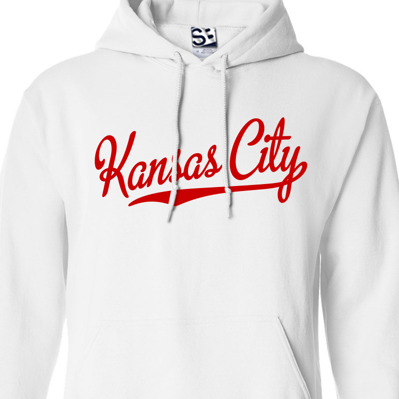 Kansas City Script Tail HOODIE | Hooded KC KCK Baseball Champions ...