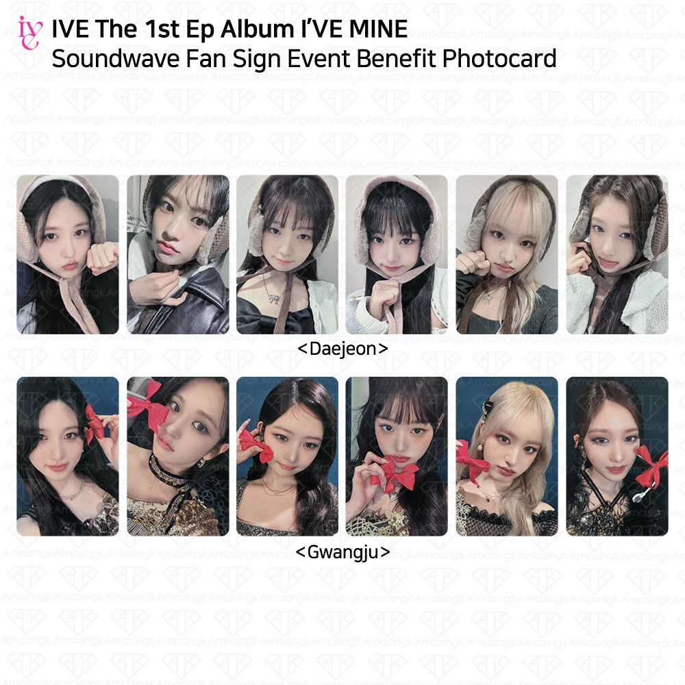 great discounts shop IVE Wonyoung - I’VE MINE SoundWave Daejeon Offline Fan Sign Event Photocard