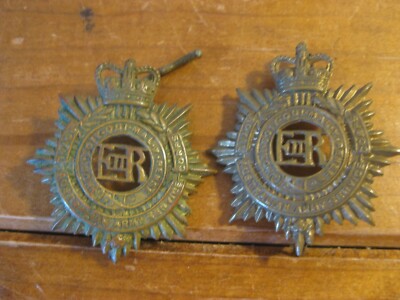 Pair Of ORIGINAL Royal Australian Army Service Corps Badges - VG ...