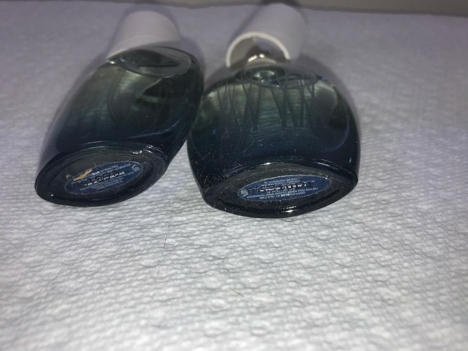 2 GRAPHITE BLUE FOR MEN BY REALITIES .5 OZ COLOGNE SPRAY NO BOX SHIPS ...