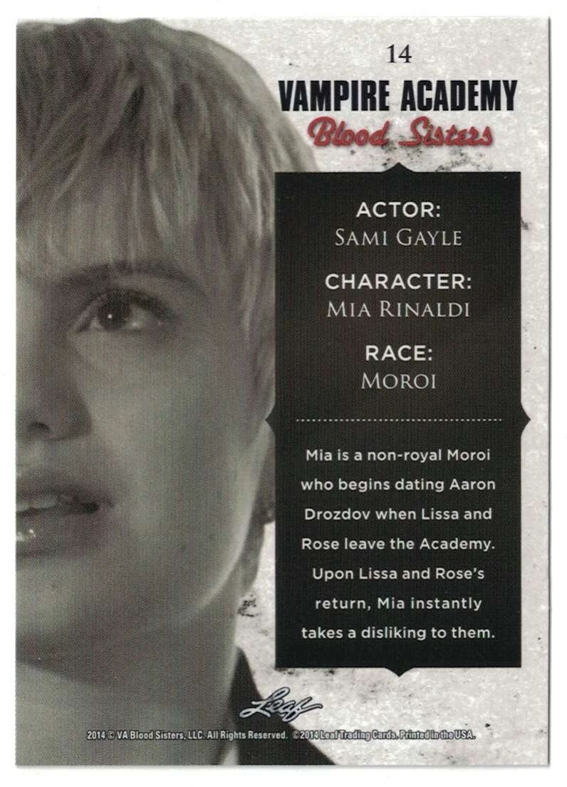 Aaron From Vampire Academy