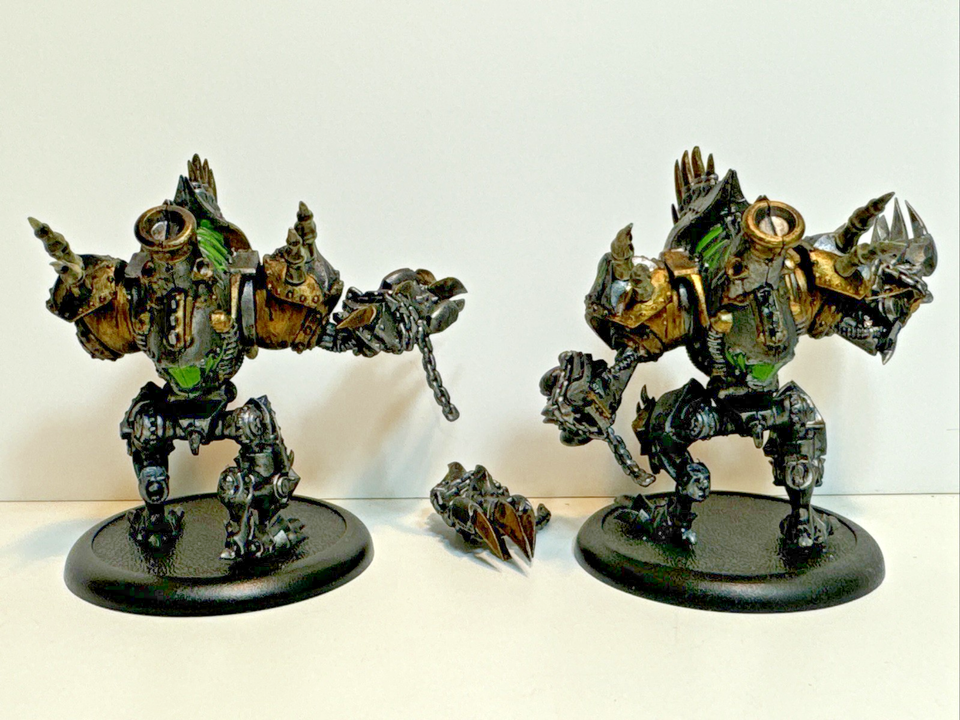 Warmachine Cryx Goreshade the Bastard & Deathwalker Seether Warjacks ...