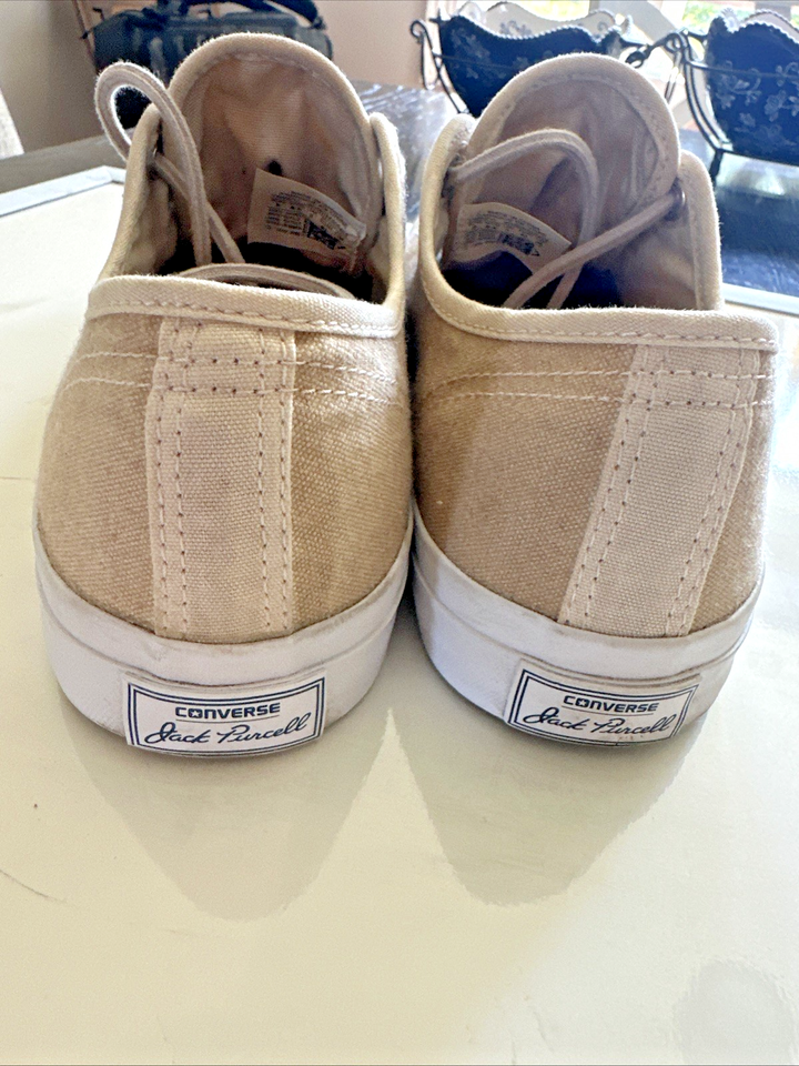 Converse All Star Jack Purcell Tan Low Mens Sz 8 Shell Toe | eBay