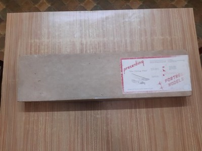A FLYING FLEA BALSA AEROPLANE KIT 48"SPAN BY FORTRESS MODELS FOR RADIO ...