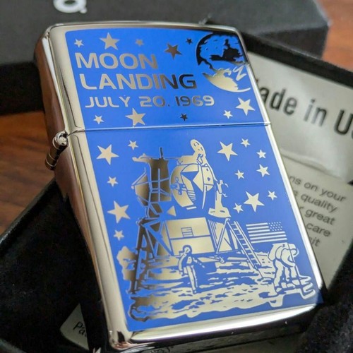 Apollo 11 Moon Landing Zippo Unused Boxed Gift | eBay