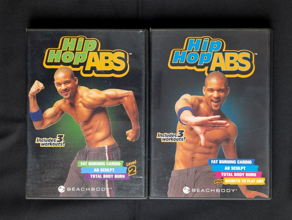 Lot Of 5 Beachbody DVDs Hip Hop Abs Cardio Flat Abs Hips Buns Thighs ...