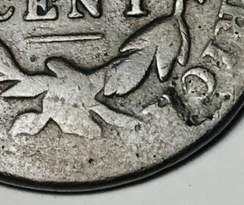 1831 Large Cent Coronet Head 1C HUGE CUD Circulated US Copper Coin ...