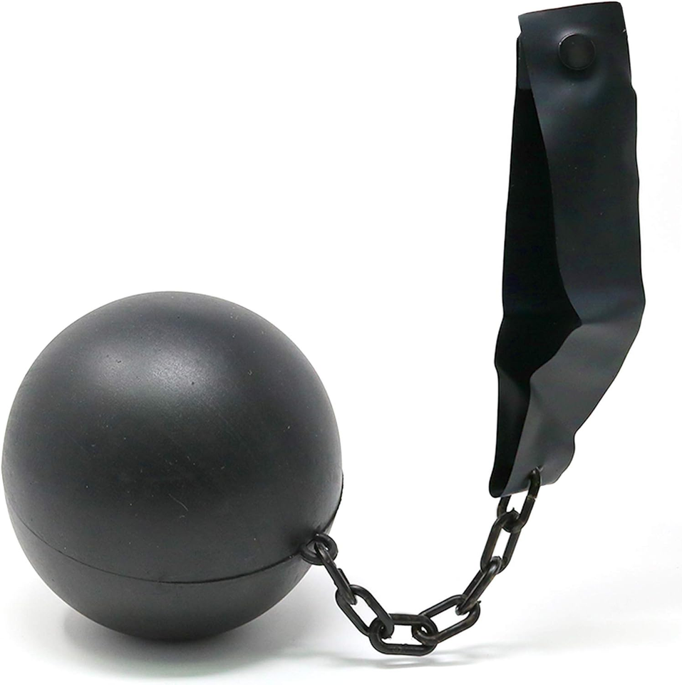 Prisoner Ball and Chain - Prisoner Costume Accessories Prop - 1 Piece ...