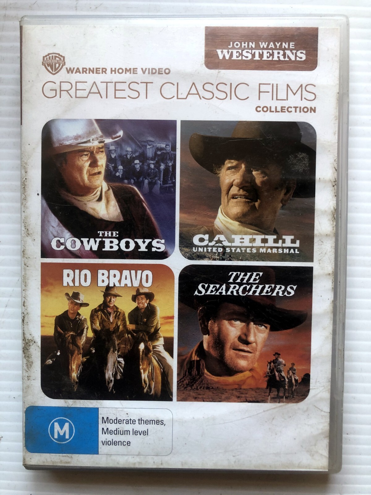 The Cowboys, Cahill, Rio Bravo, The Searchers (4 Disc DVD Set, PAL ...