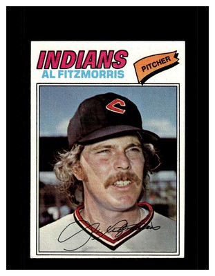 Cleveland Indians Al Fitzmorris Topps Baseball Excellent | eBay