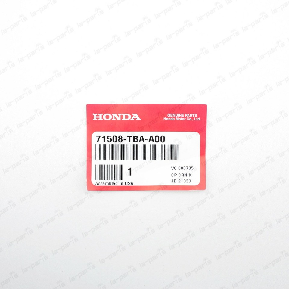 NEW GENUINE HONDA 2016-2021 CIVIC LEFT REAR GARNISH 71508-TBA-A00 | eBay