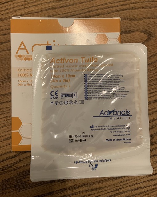 ActivOn Tulle Manuka Honey Dressings 10cm X 10cm 5 for sale online | eBay