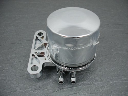 BRACKET OIL FILTER HARLEY PANHEAD SHOVEL SPORTSTER EVO UNIVERSAL SPIN ...
