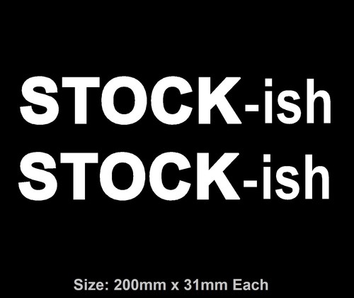 STOCK ish Vinyl Decal Sticker Funny K&N CHOPPED Sleeper POD KDM MCM ...