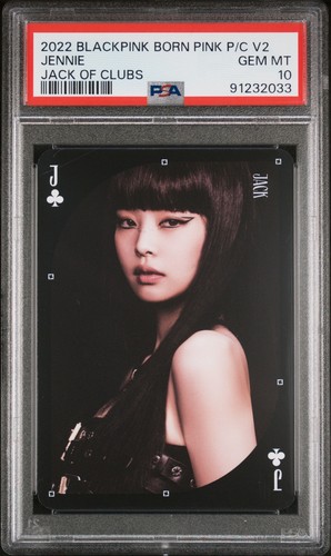 2022 Blackpink Born Pink Jennie Jack of Clubs Trading Card V2 PSA 10 ...