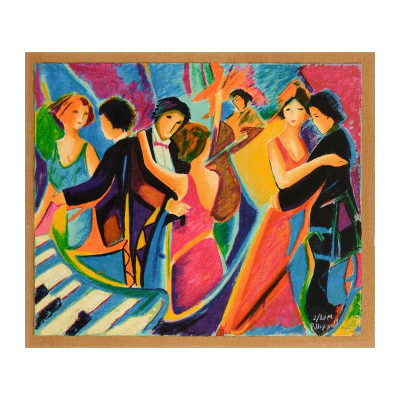 Philip Maxwell - "The Tango Club" Limited Edition Serigraph on Canvas ...