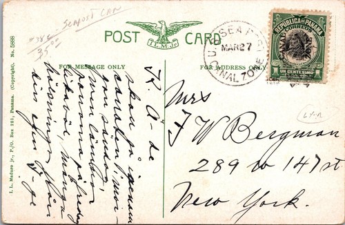 Canal Zone U.S. Seapost postcard (owner paid $35) | eBay
