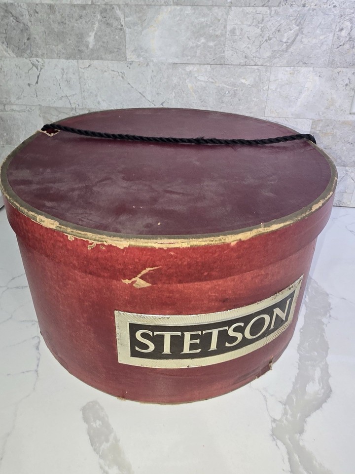 Stetson Vintage Hat with Original Red Hat Box | eBay