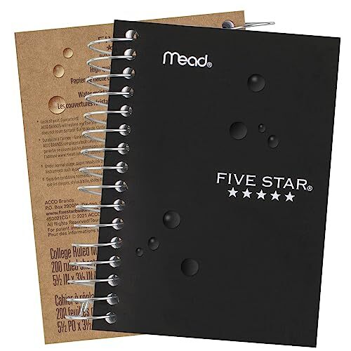 Spiral Notebooks, 6 Pack, Fat Lil' Pocket Notebooks, 6 Count (Pack of 1 ...