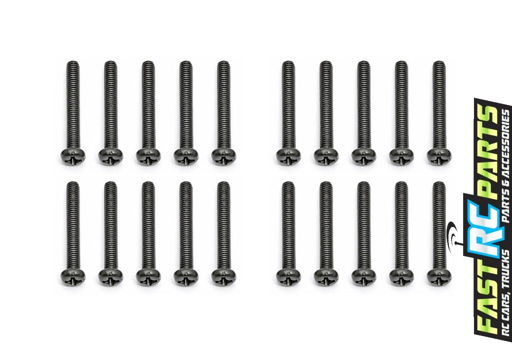 Button Head Phillips Screw 3x20mm (20) ASC25650 | eBay