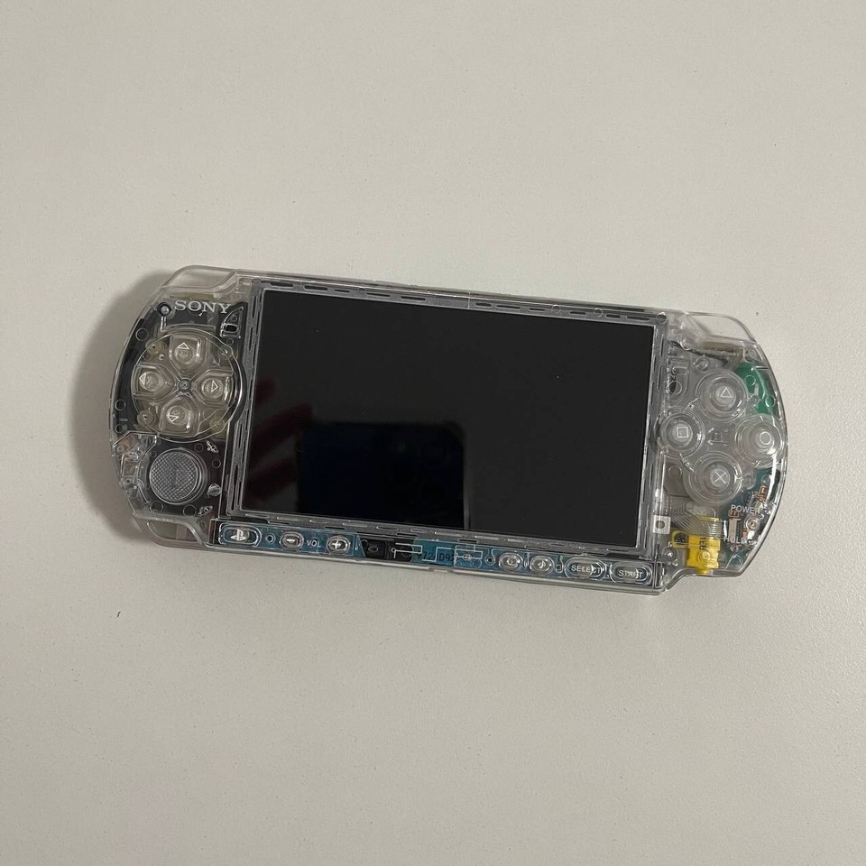 PREMIUM PSP 3000 Crystal Clear Housing • Custom DIY • Modified ...