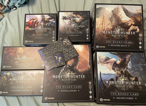 Monster Hunter World the Board Game, All-In Kickstarter Pledge with ...