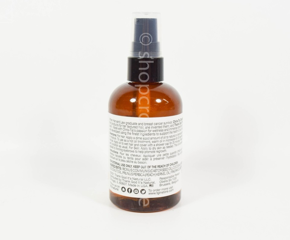 TGIN Thank God It's Natural Jamaican Black Castor Oil Growth Serum 4 Fl ...