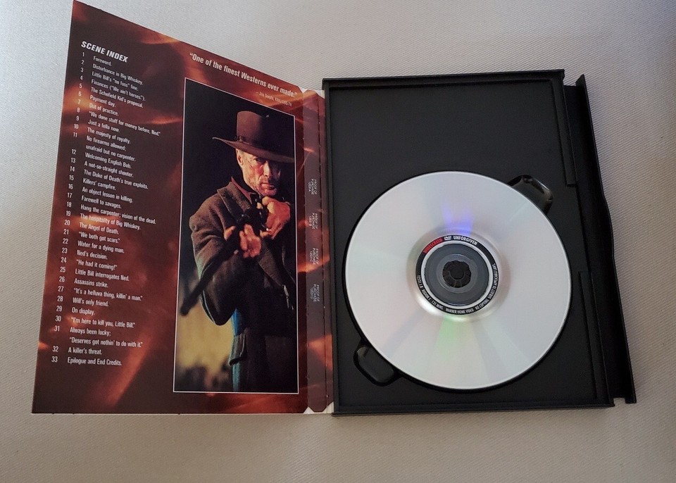 Unforgiven (DVD, 1992) standard and widescreen versions on same disc ...