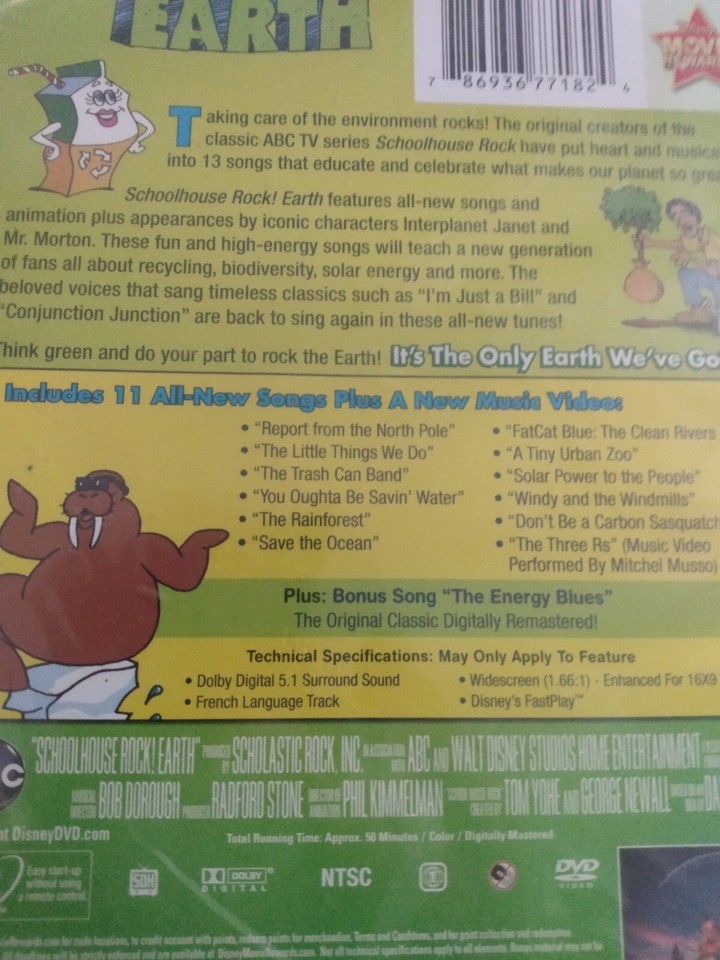 schoolhouse rock earth dvd | eBay
