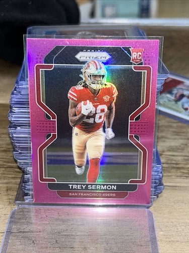 Trey Sermon (RC) - 2021 Panini Prizm Pink Rookie Card - #354 San ...