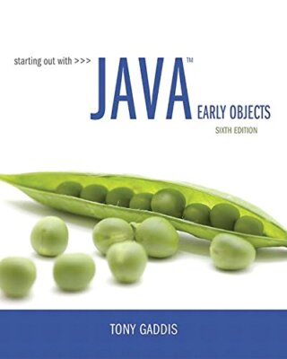 Starting Out with Java: Early Objects by Gaddis, Tony (paperback ...