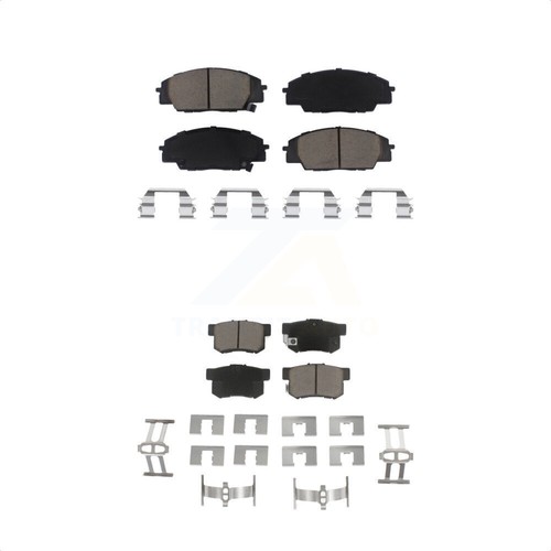[Front+Rear] Ceramic Brake Pads Kit For Honda Civic Acura RSX S2000 CSX ...
