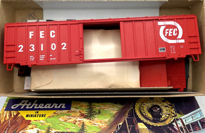 HO ATHEARN 5531 50 FT BOX CAR KIT RAILBOX FLORIDA EAST COAST FEC 23102 ...