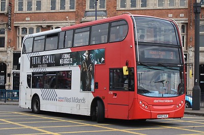 National Express West Midlands Bus No.4738 6x4 Quality Bus Photo | eBay