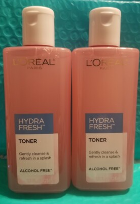 2 L'Oreal Paris Hydrafresh Toner Alcohol-Free 8.5 oz | eBay
