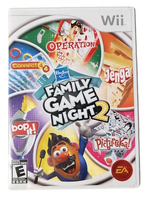 Hasbro Family Game Night 2 Game Complete! Nintendo Wii Complete ...