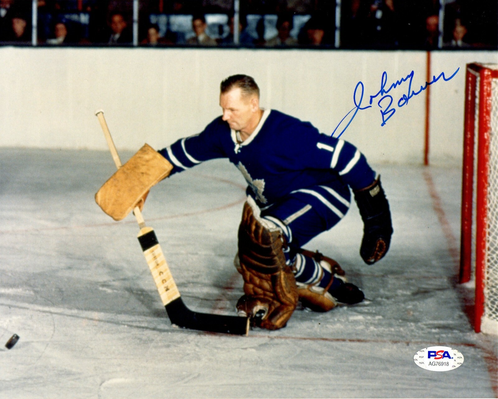 Johnny Bower Autographed Memorabilia | Signed Photo, Jersey ...