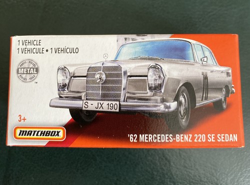 2020 Boxed Matchbox 1962 Mercedes-Benz 220 SE Sedan MBX City Touring ...